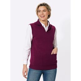 Classic Basics Damen Pullunder "Pullunder", lila, Gr. 42, unifarben, 100% Polyacryl, Pullover