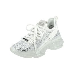 Steve Madden Damen Sneaker "Steve Madden Sneaker Lederimitat/Textil", Gr. 37weiß kombi, Lederimitat, Textil, Schuhe