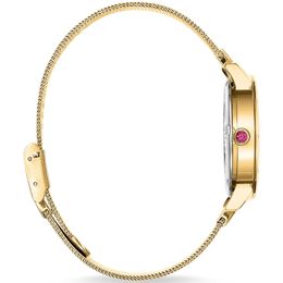 Thomas Sabo Damen Quarzuhr "KALEIDOSKOP LIBELLE", gold, Armbanduhren, Damenuhr, Armbanduhr, Schmucksteine, Libellen, Edelstahl