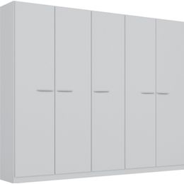 Drehtürenschrank Rauch, B:226cm H:210cm T:54cm, grau, Holzwerkstoff, Schränke, "Kleiderschrank Schrank Garderobe TOPSELLER OTELI inkl.