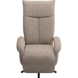 Sit & More TV-Sessel SIT & MORE, B:74cm H:112cm T:82cm, braun, 100% Polyester, Sessel, "TV Dance", wahlweise manuell oder elektrischer Funktion mit Akku