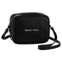 Tommy Jeans Damen Mini Bag "CAMERA BAG", schwarz, Lederimitat, Taschen, Handtasche Damen Tasche Damen Schultertasche