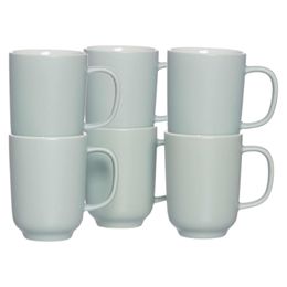 Ritzenhoff & Breker Becher "Kaffeebecher Jasper 285 ml 6er Set", grün, RITZENHOFF & BREKER, Trinkgefäße