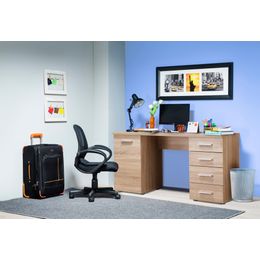 Schreibtisch Inosign, B:135cm H:75,5cm T:50cm, braun, Jugendzimmer, Tische, "Liber"
