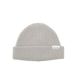 Jack & Jones JACK & JONES Herren Beanie "JACPREM WOOL BEANIE NOOS", grau, unifarben, Strick, Wolle, M&uuml;tzen