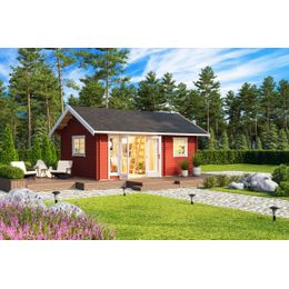Gartenhaus Lasita Maja, rot, Holzwerkstoff, Gartenh&auml;user, "CAROLINE"