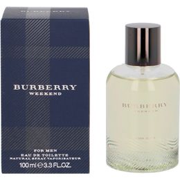 Burberry Herren Eau de Toilette "Weekend Men", 100ml, silber, Parfüms, mit Honig und Efeu