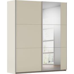 Schwebetürenschrank Rauch, B:175cm H:210cm T:59cm, beige, Holzwerkstoff, Schränke, "Kleiderschrank Garderobe TOPSELLER AURELIO mit 3