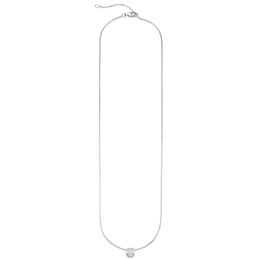 Bruno Banani Damen Kette mit Anh&auml;nger "Schmuck Geschenk Silber 925 Halsschmuck Halskette Schlangenkette Stein", Silber 925 (Sterlingsilber), L: 45,