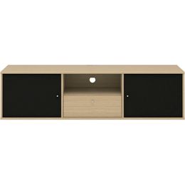 Hammel Furniture "Mistral Fernsehschrank, Medienm&ouml;bel, H&auml;ngend" mit T&uuml;ren mit Akustikstoff, Kabeldurchf&uuml;hrung, Lowboard, B: 161,5 cm