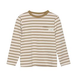 EN FANT M&auml;dchen Langarmshirt "Langarmshirt ENTshirt", beige, Gr. 116, Obermaterial: 95% Baumwolle CO. 5% Elasthan EL., Shirts