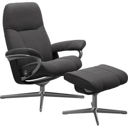 Relaxsessel stressless, B:82cm H:102cm T:72cm, grau, Leder PALOMA: PALOMA ist ein durchgef&auml;rbtes Semianilin-M&ouml;belleder mit nat&uuml;rlicher Narbung.,