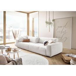 Big-Sofa 3C CANDY, B:298cm H:74cm T:120cm, wei&szlig;, 88% Polyester, 12% Polyacryl, Sofas, "Yoshy Mega Sofa mit Komfortfunktionen, modern und bequem",
