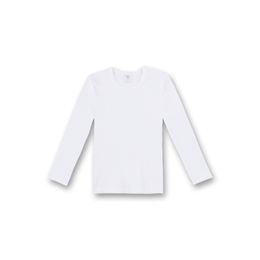 Sanetta Mädchen Longsleeve "Longsleeve 1er Pack", weiß, Gr. 152, Obermaterial: 100% Baumwolle CO., Shirts