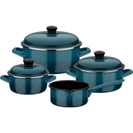GSW Topf-Set "Blue Shadow", blau, Töpfe, Induktion