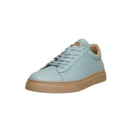 Henry Stevens Herren Sneaker "Travis S Herrensneaker", Gr. 40, blau, Leder, Schuhe, Halbschuh Leder handgefertigt, sportlicher Freizeitschuh Herren