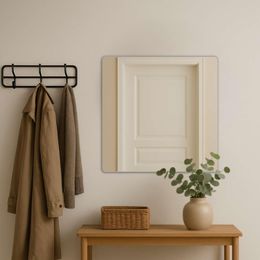 Spiegel Loevschall, B:80cm H:80cm T:1,5cm, silber, Spiegelglas, Badezimmer, Spiegel, "Refine Wandspiegel rechteckig &ndash; eleganter Designspiegel mit