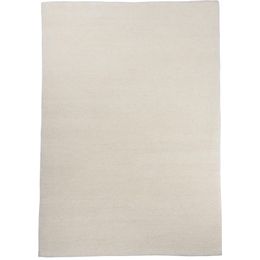 Wollteppich Theko, B:140cm H:24mm L:200cm, beige, Wolle, Wohnzimmer, Teppiche, "Maloronga Uni", echter Berber Teppich, reine Wolle, handgekn&uuml;pft