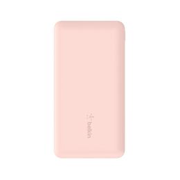 Belkin Powerbank "BoostCharge 10.000mAh Powerbank 15 Watt zum Laden von 3 Ger&auml;ten", 3,7 V 10.000mAh, rosa, Akkumulatoren, 1x USB-C, 2x USB-A, Power