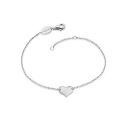 Engelsrufer Damen Silberarmband "Herz", 19cm, Silber 925 (Sterlingsilber), silber, Silber 925 (Sterlingsilber), Armb&auml;nder