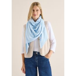 Cecil Damen Halstuch, blau, meliert, Stoff, 67% Viskose, 28% Polyester, 5% Elasthan, Modetücher, aus softem Materialmix
