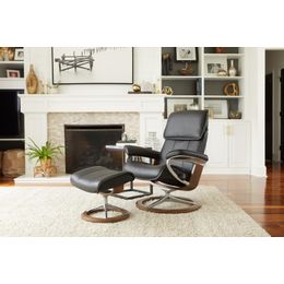 Relaxsessel stressless, B:93cm H:103cm T:79cm, schwarz, Leder BATICK: BATICK ist ein leicht korrigiertes, durchgef&auml;rbtes und genarbtes M&ouml;belleder,
