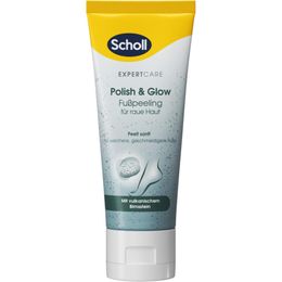 Scholl Damen Fu&szlig;creme "ExpertCare", 75ml, transparent, Hautpflegemittel, Fu&szlig;peeling Polish & Glow mit vulkanischem Bimsstein