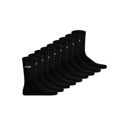 Fila Herren Kurzsocken "Socken TENNIS SOCKS "Fila" 9P 9er Pack", Gr. 39, schwarz, Obermaterial: 76% Baumwolle CO. 23% Polyester PES. 1% Elasthan EL.,