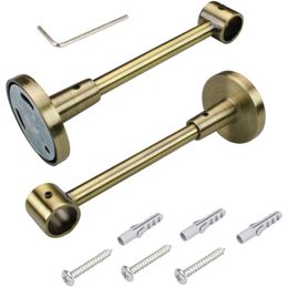 Tr&auml;ger Liedeco, &Oslash;:1,6cm, gold, Gardinenstangenhalterungen, f&uuml;r Gardinenstangen &Oslash; 16 mm