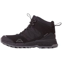Kappa Herren Schnürboots, Gr. 44, schwarz, Synthetik, Schuhe, in tollem Materialmix mit vielen spannenden Details