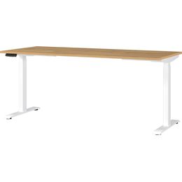 Schreibtisch Germania, B:180cm H:72cm T:80cm, beige, B&uuml;ro, Tische, "Jet, elektrisch h&ouml;henverstellbar", moderne Farbvariationen, Breite