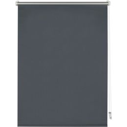 Seitenzugrollo OTTO HOME, B:60cm H:150cm, grau, Polyester, Rollos, "Thermo Klemmrollo Energiesparend", abdunkelnd mit Thermobeschichtung