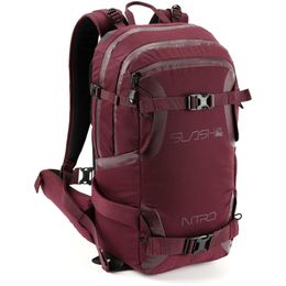 Nitro Kinder Freizeitrucksack "Slash 25 Pro", rot, Polyester, Rucks&auml;cke, Snowboardrucksack, Wanderrucksack, Freizeitrucksack, Skatepack