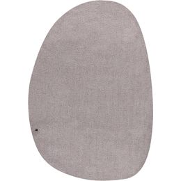 Hochflor-Teppich Tom Tailor HOME, B:80cm H:25mm L:120cm, beige, Polyester, Teppiche, "Shaggy Teppich Cozy", Uni Farben, auch in Pastell Farben, weich