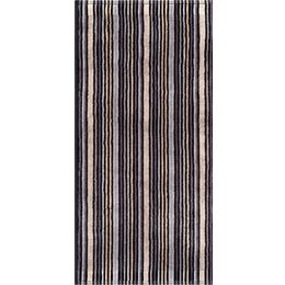 Handt&uuml;cher Egeria, B:50cm L:100cm, grau, Walkfrottee, Obermaterial: 100% Baumwolle, Badezimmer, Handt&uuml;cher, "Combi Stripes", mit feinen Streifen,