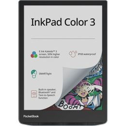 PocketBook E-Book "InkPad Color 3", 32 GB, grau, Tablets_EBookReader, E-Book Reader mit Lautsprecher und Bluetooth-Schnittstelle