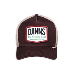 Djinns Damen Trucker Cap "Djinns Djinns HFT Nothing Club 2 Heatdye Trucker Cap"schwarz braun, 60% Polyester, 40% Baumwolle, Caps