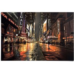 Poster Reinders, B:91,5cm H:61cm, bunt, Papier, Küche, Bilder, "Manhattan 42nd Street"
