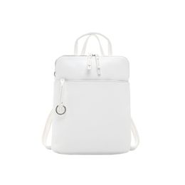 SURI FREY Damen Rucksack "Rucksack SFY Debby", weiß, Obermaterial: 60% Polyurethan PU. 40% Polyester PES., Rucksäcke