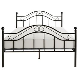 Metallbett Home Affaire, L:210cm, schwarz, Betten
