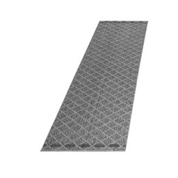Outdoorteppich, B:80cm H:8mm L:250cm, grau, Ayyildiz Teppiche, Polypropylen, Teppiche, "PATARA 4953", Läufer / Pflegeleicht / Strapazierfähig / In-