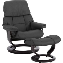 Relaxsessel stressless, B:88cm H:99cm T:77cm, schwarz, Leder BATICK: Batick ist ein leicht korrigiertes, durchgef&auml;rbtes und genarbtes M&ouml;belleder, bei