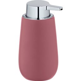 Seifenspender Wenko, rosa, Keramik, Badezimmer, Dosierspender, "Badi", Altrosa Keramik, 320 ml