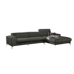 Ecksofa W.Schillig, B:343cm H:70cm T:193cm, gr&uuml;n, Chenille-Flachgewebe R66 (85% Polyester, 15% Nylon), Wohnzimmer, Sofas, "piedroo, Designsofa mit