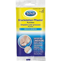 Scholl Druckstellenpflaster "Kurotex", beige, Pflaster, Extra d&uuml;nn