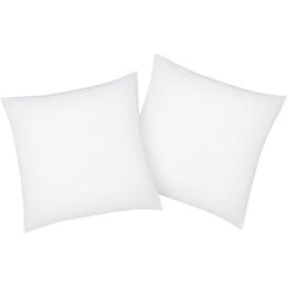 Kissenbezug bellana, B:40cm L:40cm, wei&szlig;, Baumwolle, Obermaterial: 100% Baumwolle, Kissenbez&uuml;ge, "Mako-Jersey-Exclusiv", aus reiner Baumwolle