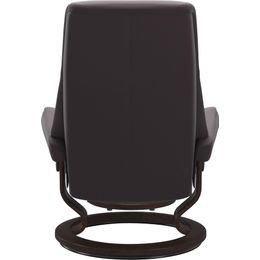 Relaxsessel stressless, B:82cm H:108cm T:81cm, rot, Wohnzimmer, Sessel, "View", mit Classic Base, Gr&ouml;&szlig;e M,Gestell Braun