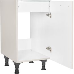 Sp&uuml;lenschrank Nobilia, B:45cm H:87cm T:58,3cm, grau, K&uuml;che, Schr&auml;nke, ""Flash", Ausrichtung w&auml;hlbar, vormontiert, in den Breiten", 45 und 60 cm, mit