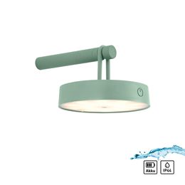 JUST LIGHT Wandleuchte "ARMA", 1, &Oslash; 12,8cm H: 8,7cm, 1 Stk., gr&uuml;n, Wohnzimmer, Leuchten, Akkuleuchte