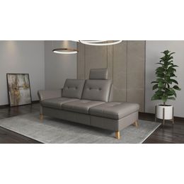 Sit & More Recamiere SIT & MORE, B:210cm H:90cm T:92cm, grau, Sofas, "G&ouml;teborg", inklusive Federkern